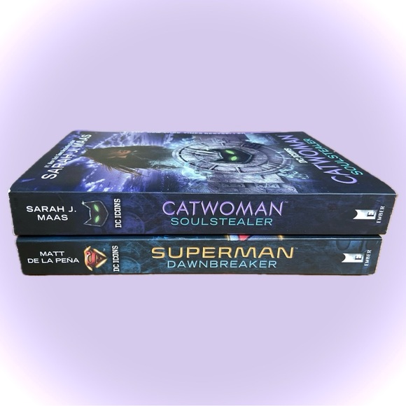 DC Comics | Other | Dc Icons Superman Catwoman Book Set | Poshmark